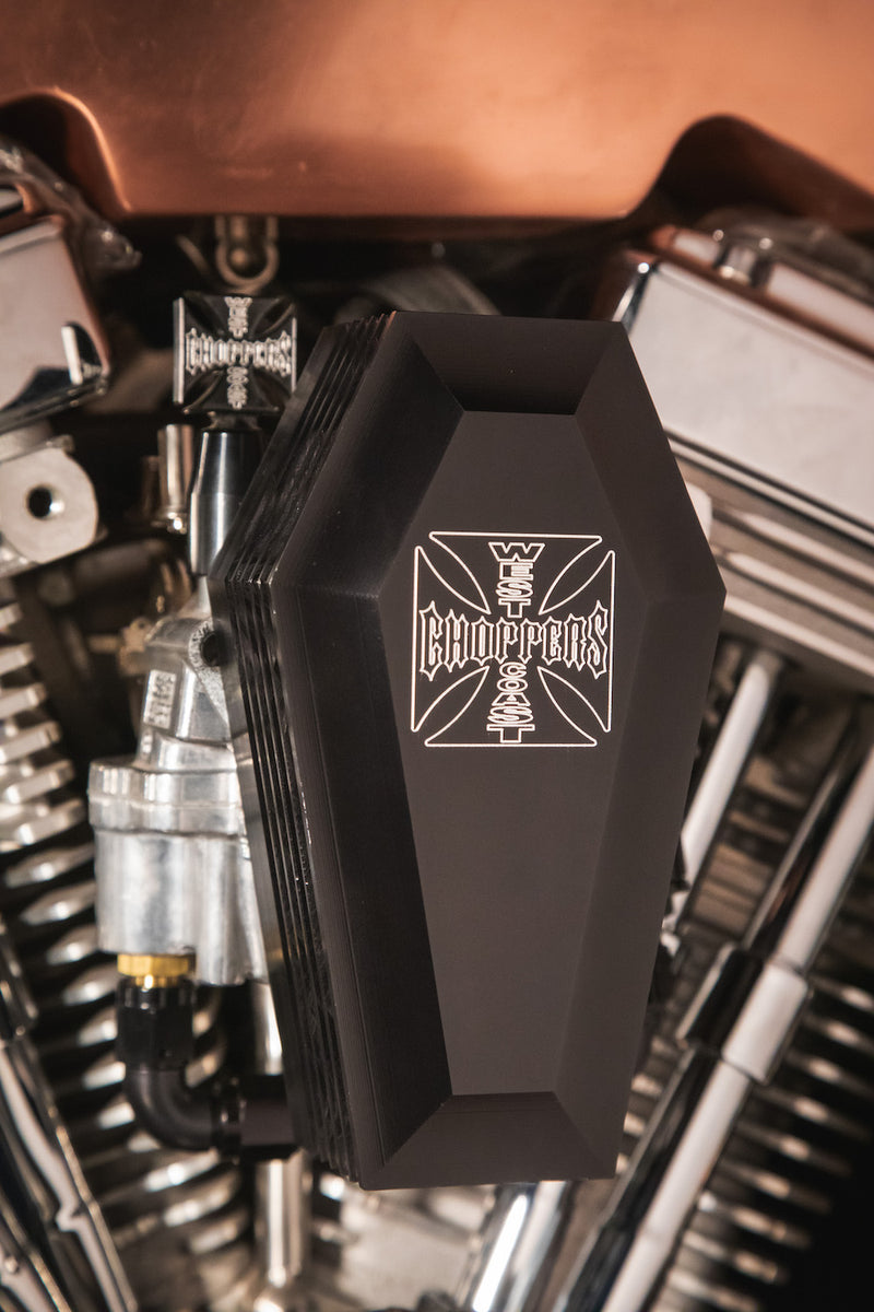 Double G Coffin Air Cleaner kit – West Coast Choppers