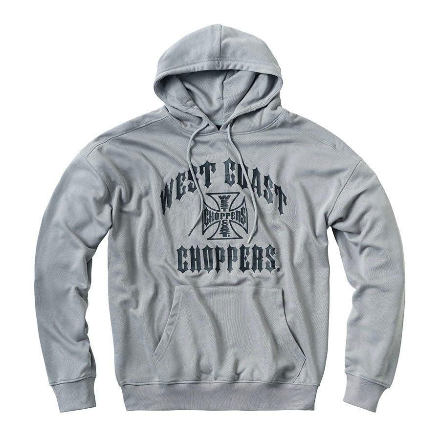 WCC IRON OVERSIZED HOODY - STEEL GREY – West Coast Choppers